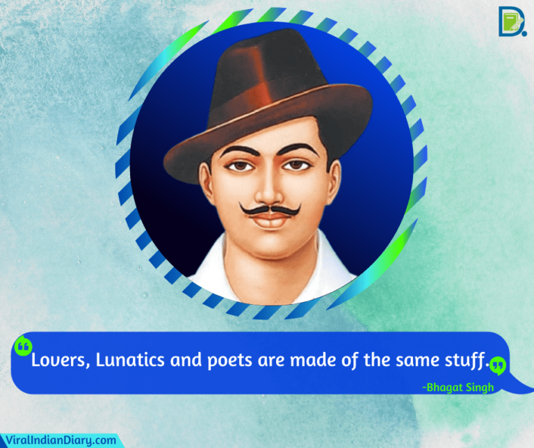20 Best Motivational & Inspirational Quotes By Bhagat Singh [With Photos]